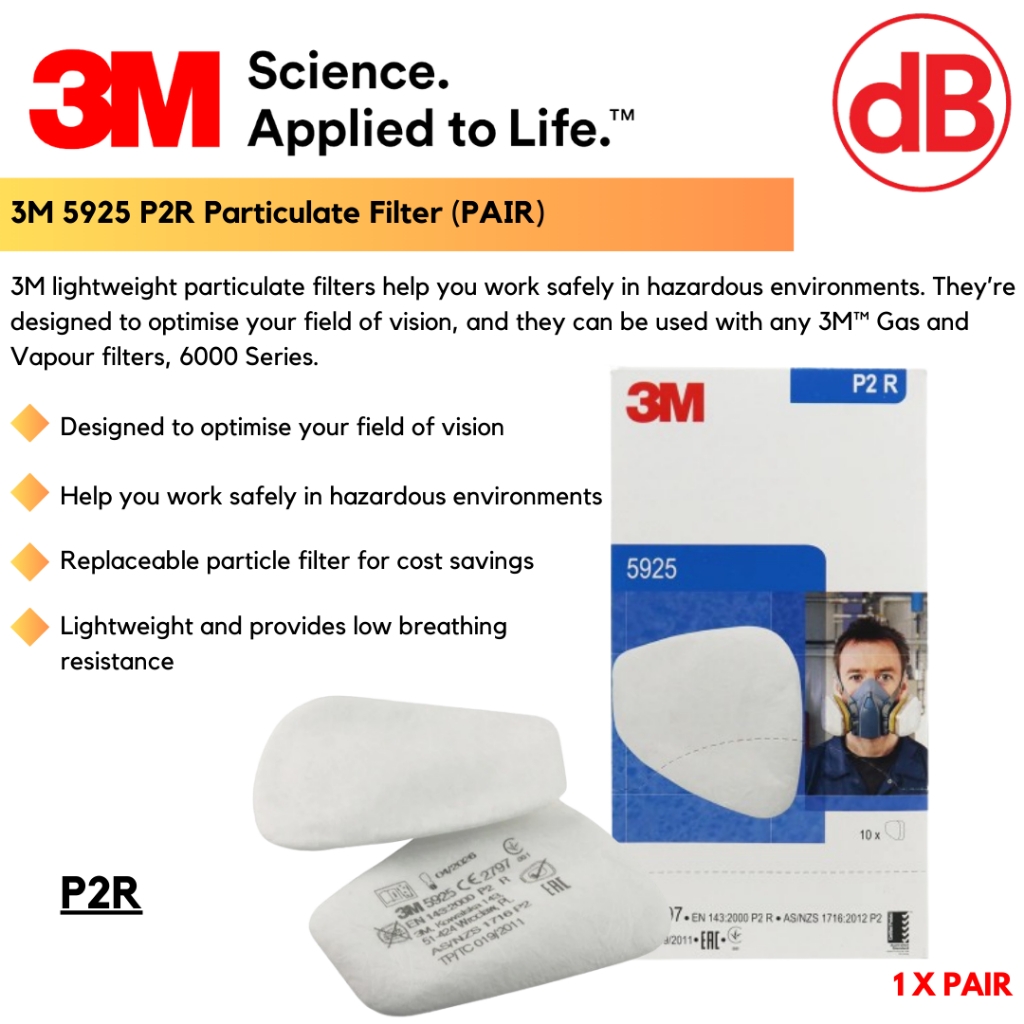 (Ready Stock) 3M 5925 P2R Particulate Filter | Shopee Malaysia