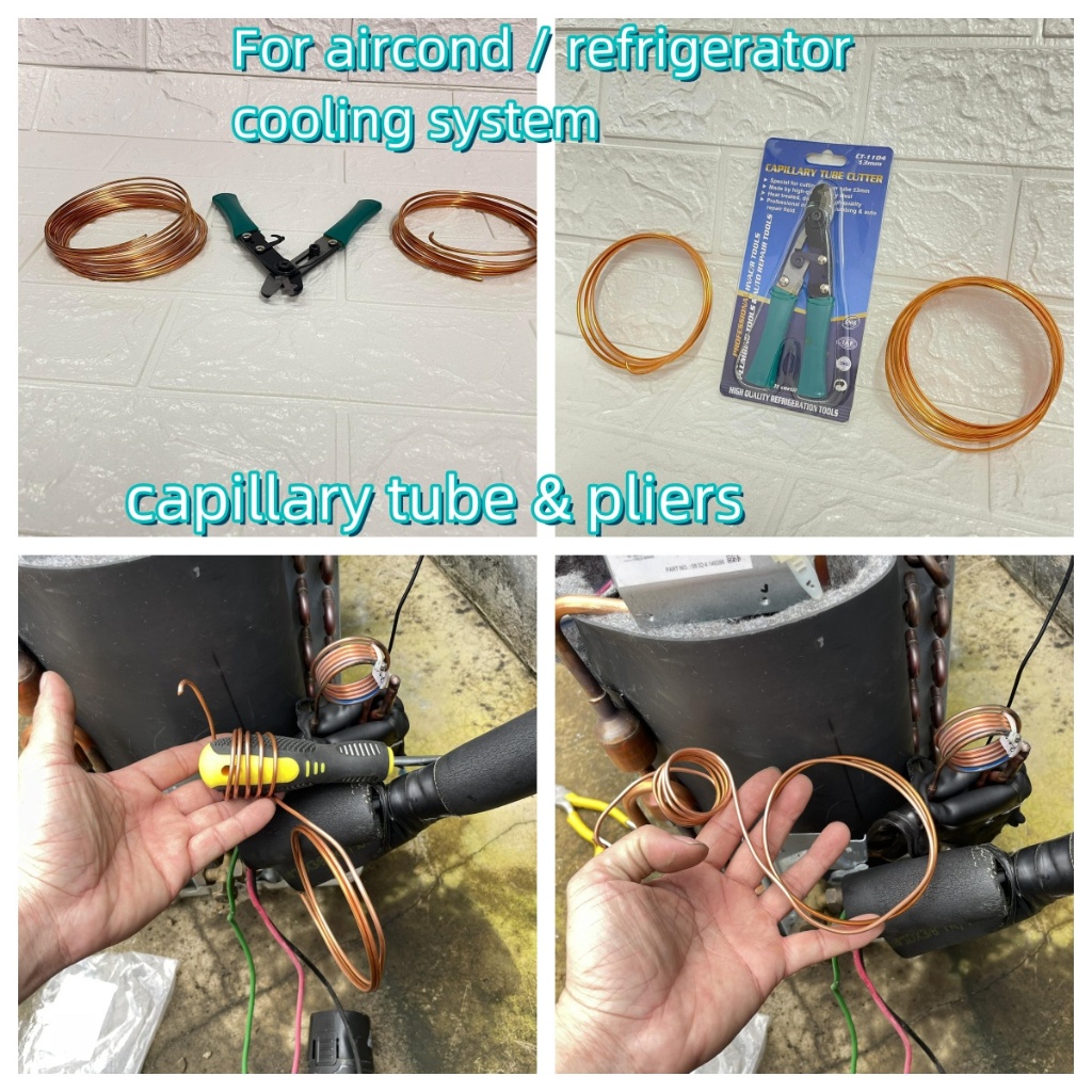 refrigeration capillary tube of compressor cooling system small copper ...