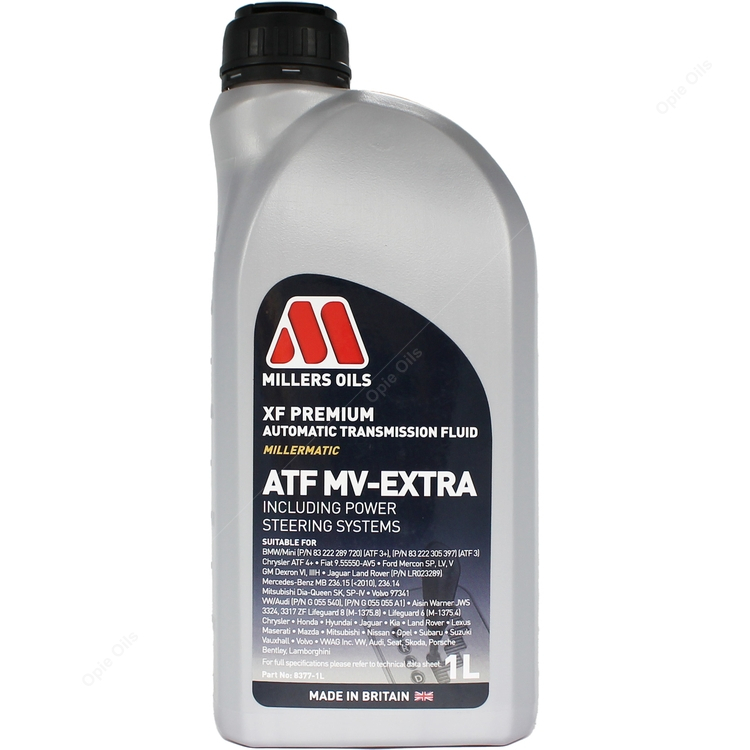 Millers Oils Millermatic XF Premium ATF MV-EXTRA Automatic Transmission ...