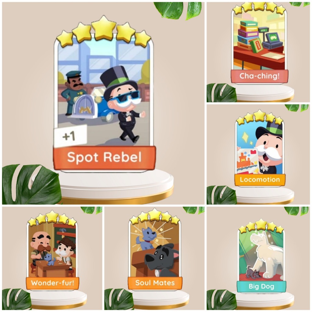 Monopoly Go 5 ⭐ stickers - ALL AVAILABLE ⚡ ( FAST DELIVERY )⚡ | Shopee ...