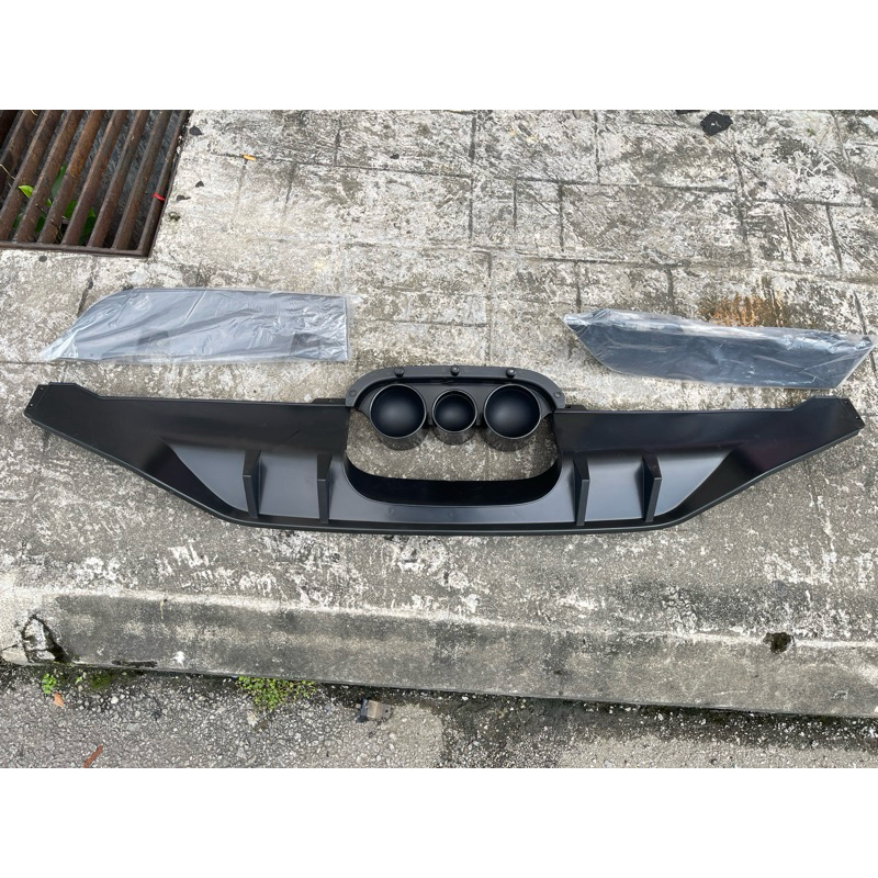 Honda Civic FC FK8 Type R bumper Rear lips without paint | Shopee Malaysia