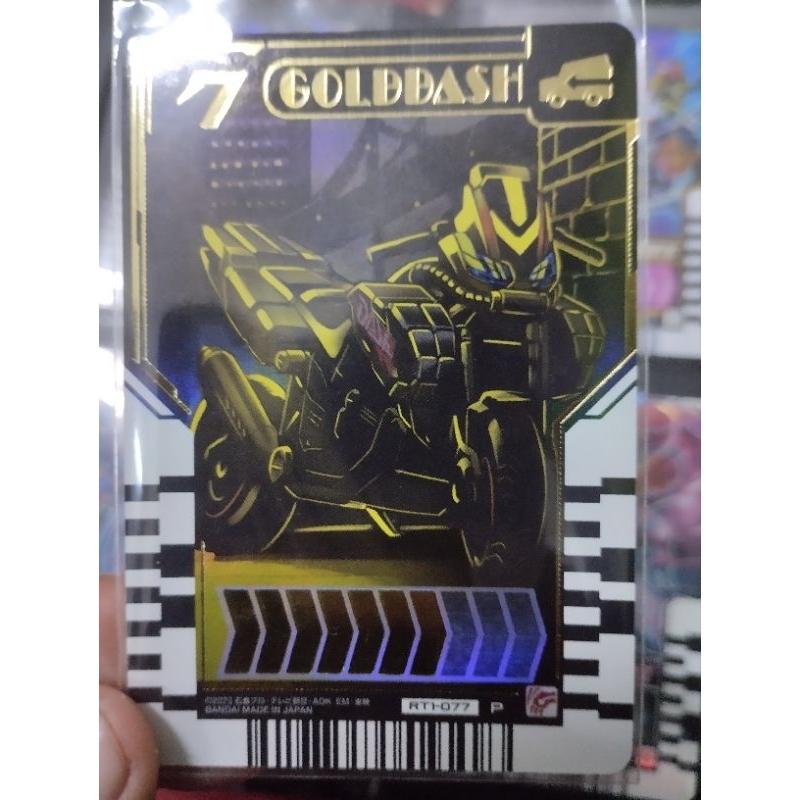 Kamen rider gotchard chemy ride card goldash parallel original bandai ...