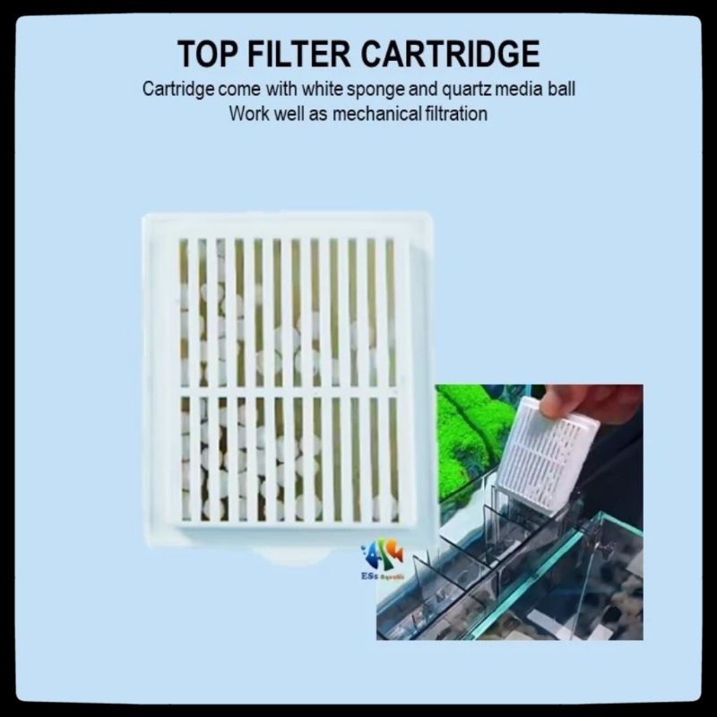 Yee Aquarium Cartridge PJJ series Top Filter Box Media filter box ...