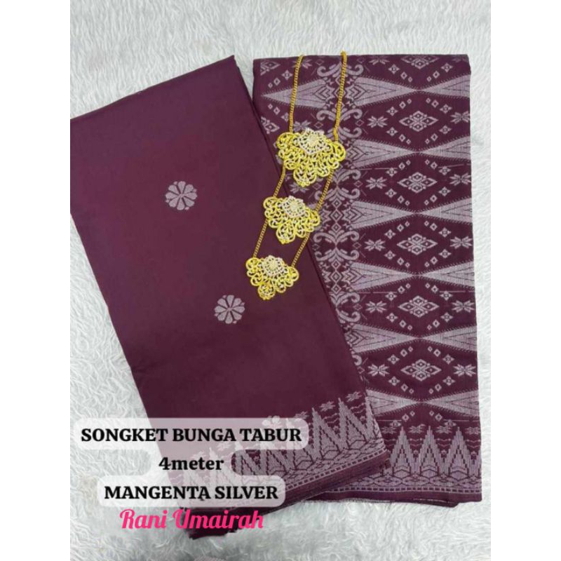 SONGKET BUNGA TABUR MURAH BERKUALITI SONGKET VIRAL | Shopee Malaysia