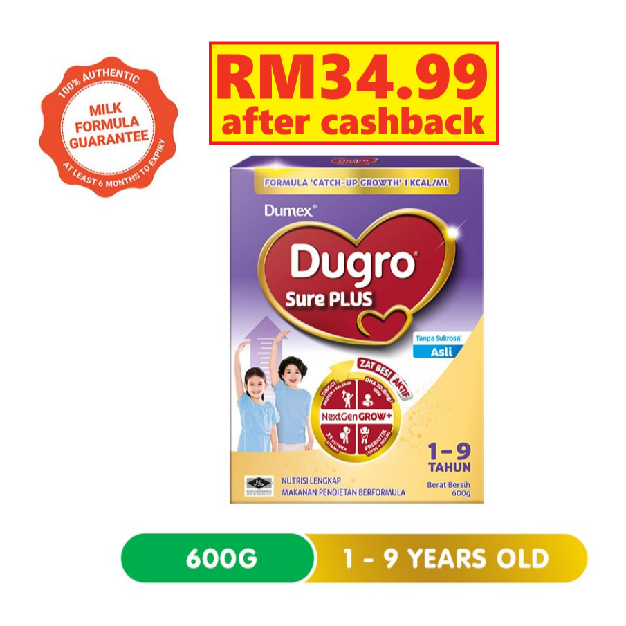 108[RM35.00 after cashback] Dumex Dugro Sure Plus Milk Formula 1-9 ...