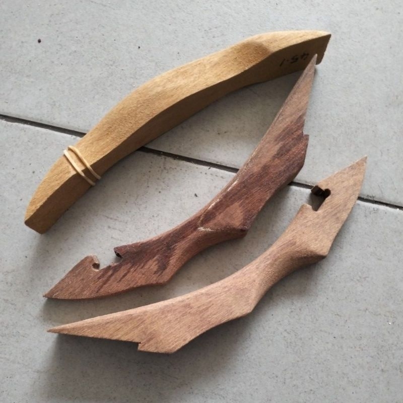 Siyah dan pemegang kayu BUSUR PANAH TRAD | Shopee Malaysia