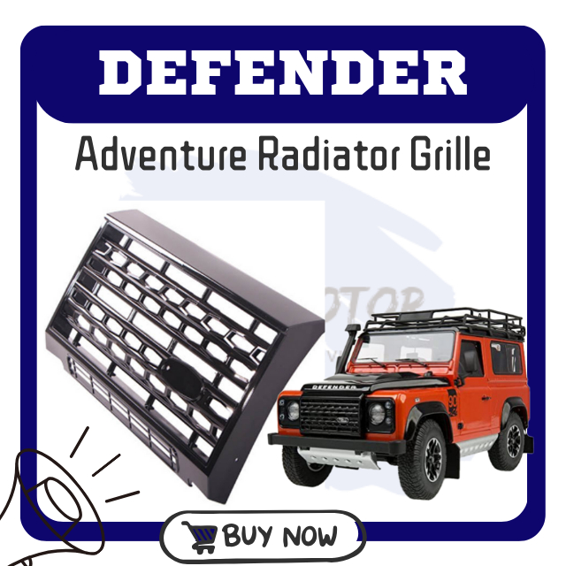 Front Middle Grid(Adventure grill) Grille for Land Rover Defender 90/ ...