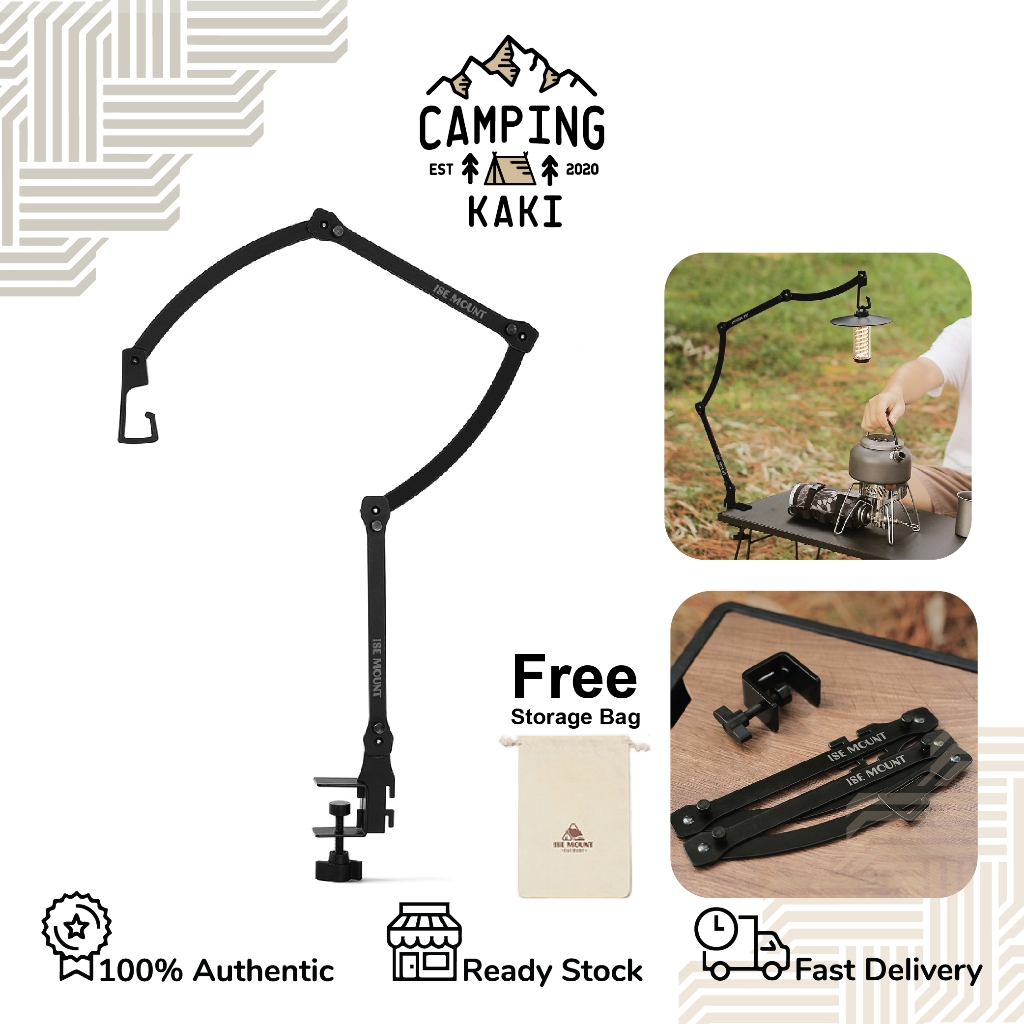 ISE MOUNT Multifunctional Adjustable Light Stand Metal Long Arm ...