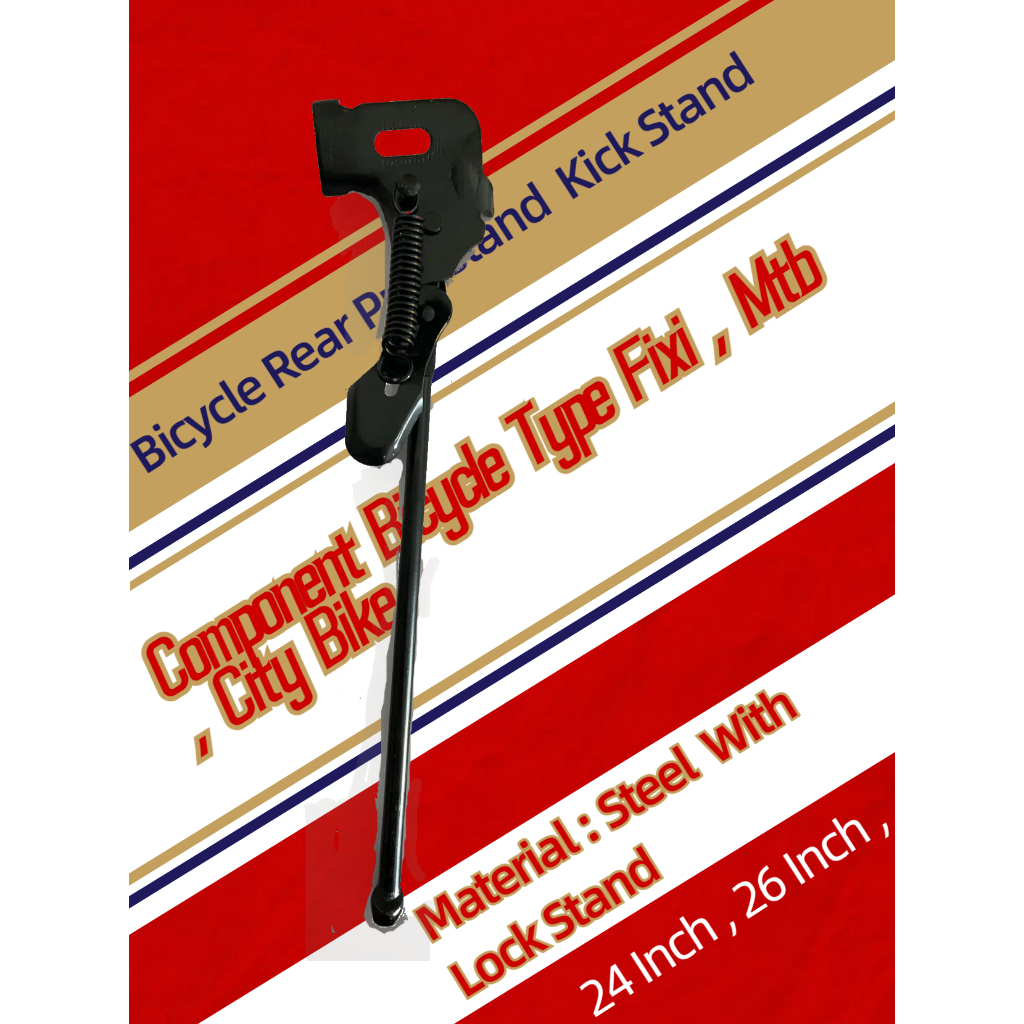 Bicycle Steel Kick Propstand Stand (24-26"Inch) | Shopee Malaysia