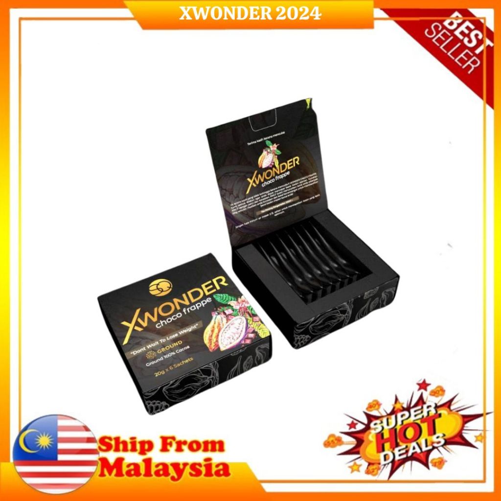 🔥PRODUK KURUS MENJADI🔥XWONDER CHOCO FRAPPE Pasti Kurus!!! | Shopee Malaysia