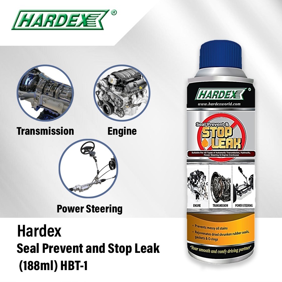 HARDEX HBT-1 188ml SEAL PREVENT & STOP LEAK ENGINE, AUTO TRANSMISSION ...