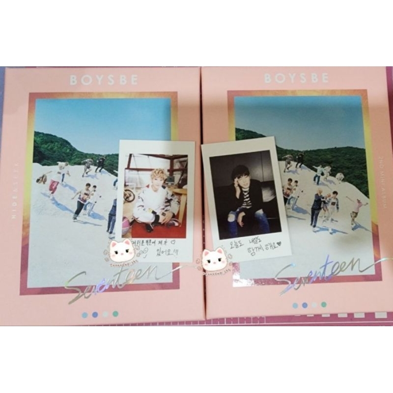 (UNSEALED) SEVENTEEN Boys Be Photocards Wonwoo The8 | Shopee Malaysia