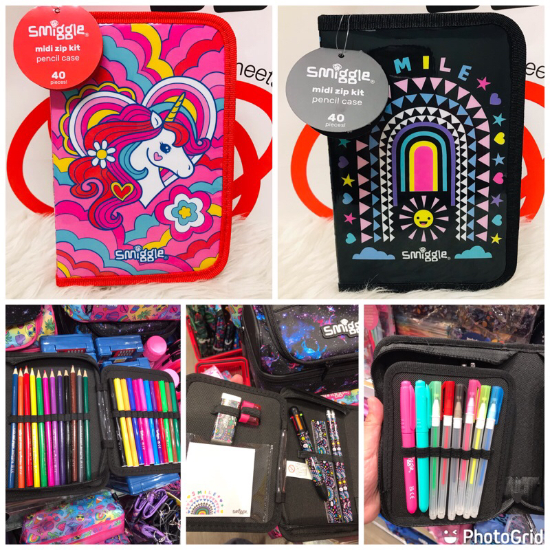 💯Authentic💥 Smiggle 💥 Midi Zip Kit Pencil Case | Shopee Malaysia