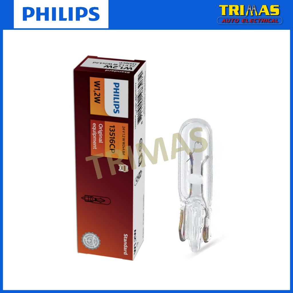 13516 Genuine Philips Meter Dashboard Mini Panel Bulb W1.2W | Shopee ...