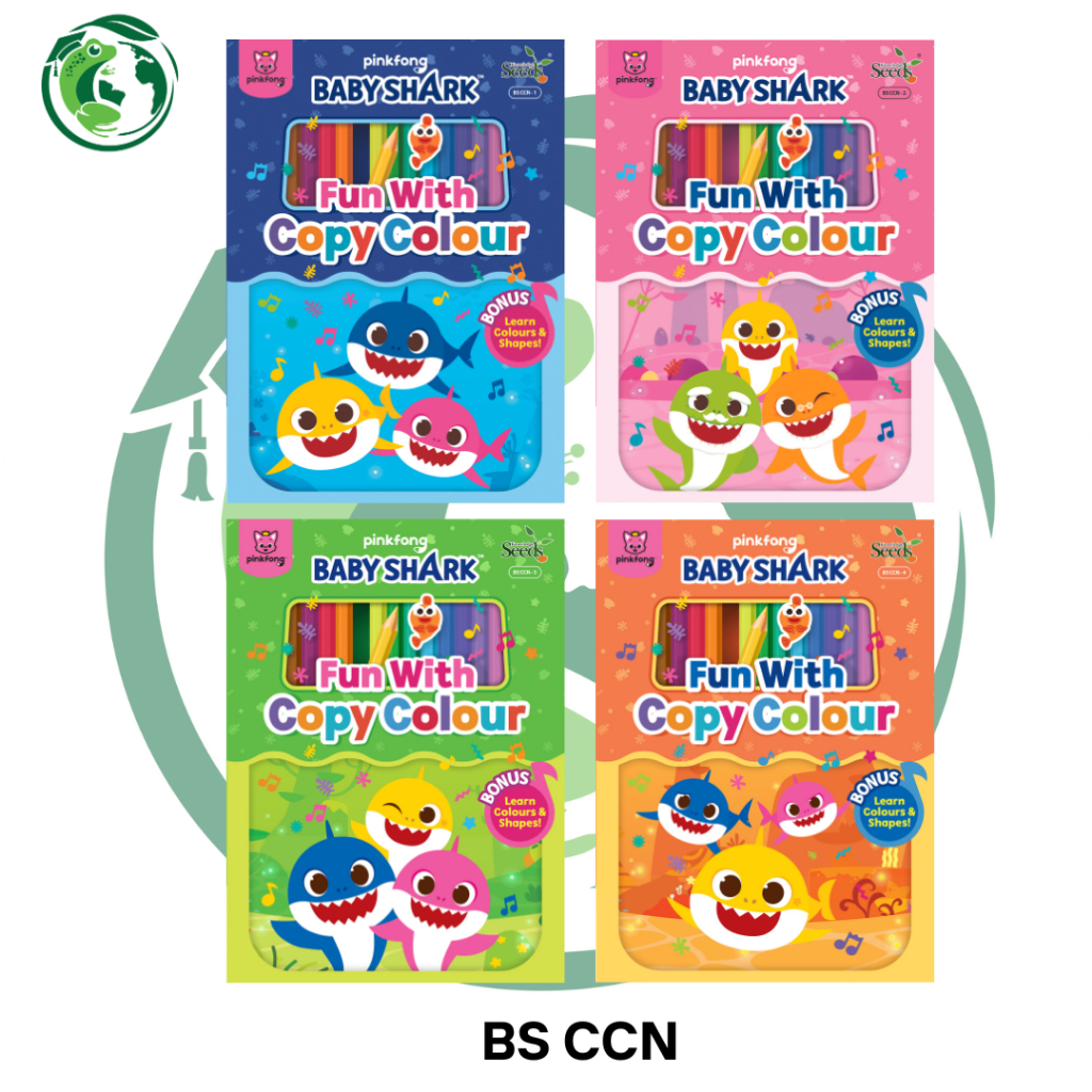 TOAD BOOK : BABY SHARK FUN WITH COPY COLOUR ( BS CCN ) | Shopee Malaysia