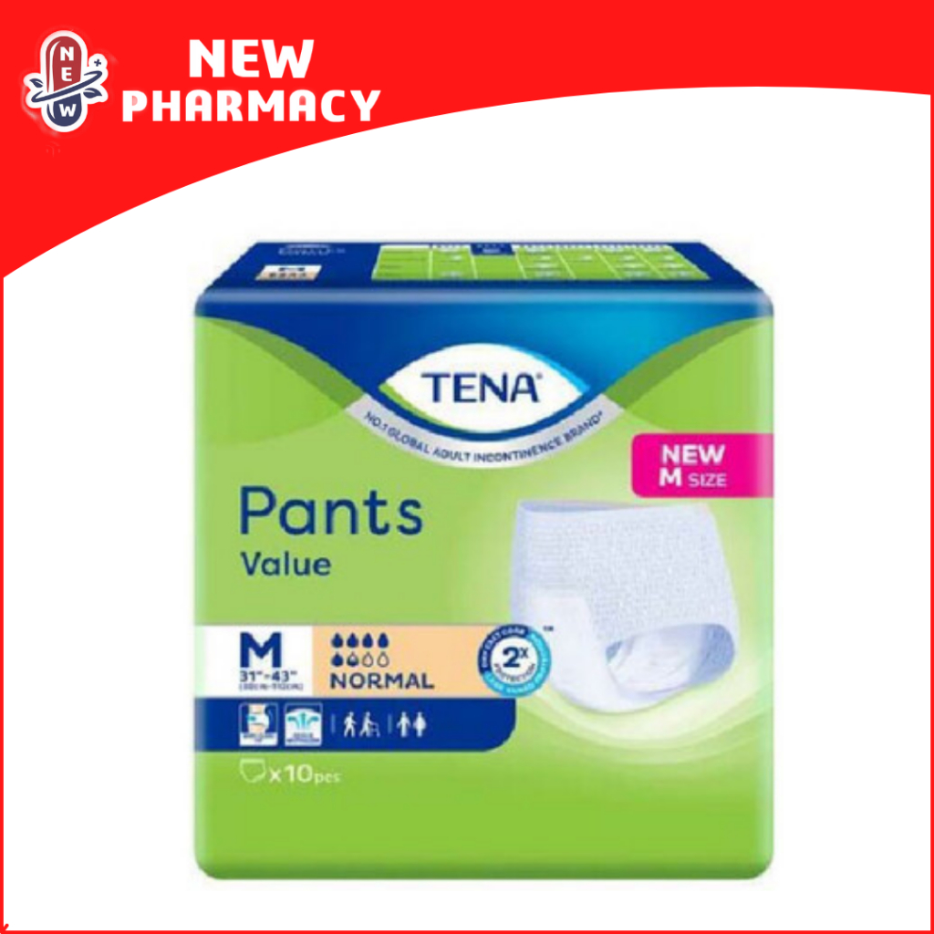 TENA PANTS VALUE M (10'S) | Shopee Malaysia