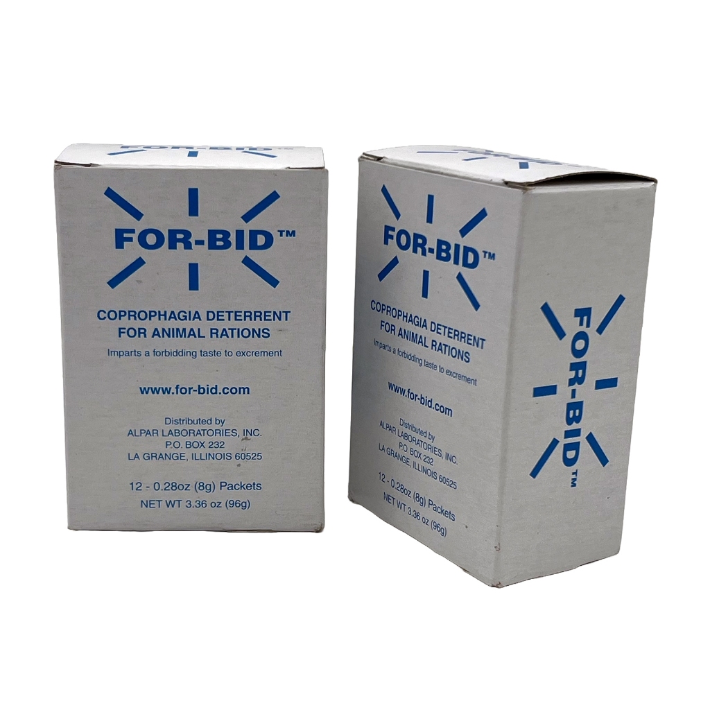 FOR-BID Coprophagia Deterrent Stool-Eating Preventative for Dogs & Cats ...