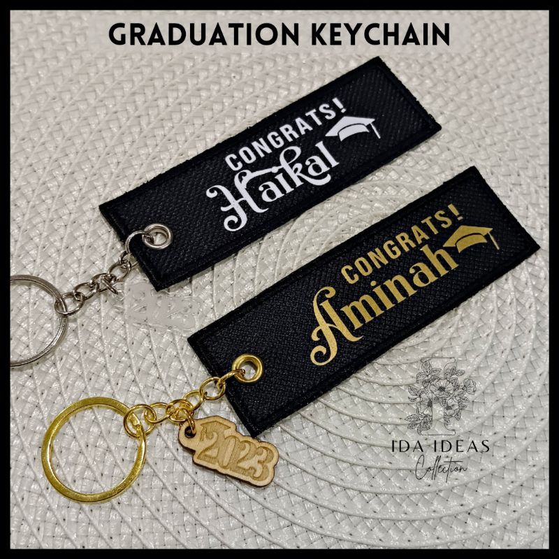 Custom Keychain l Graduation l Convocation l Keychain Nama l Keychain ...