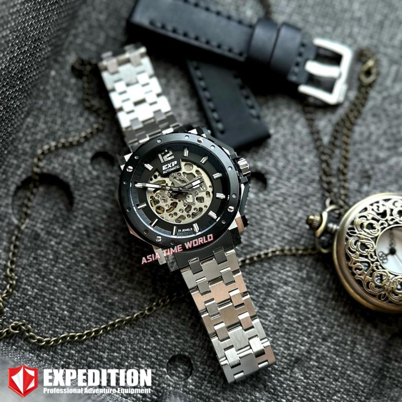 [Original] Expedition E6402 MABTBBA Automatic Skeleton Men's Watch with ...