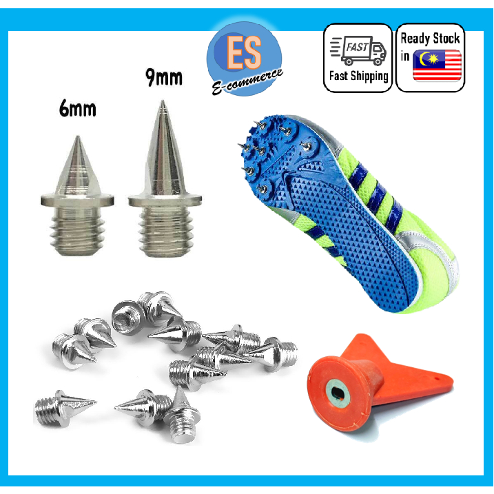 14 Pcs/Set Stainless Steel Spike Nails For Spike Shoes 6mm & 9mm ...