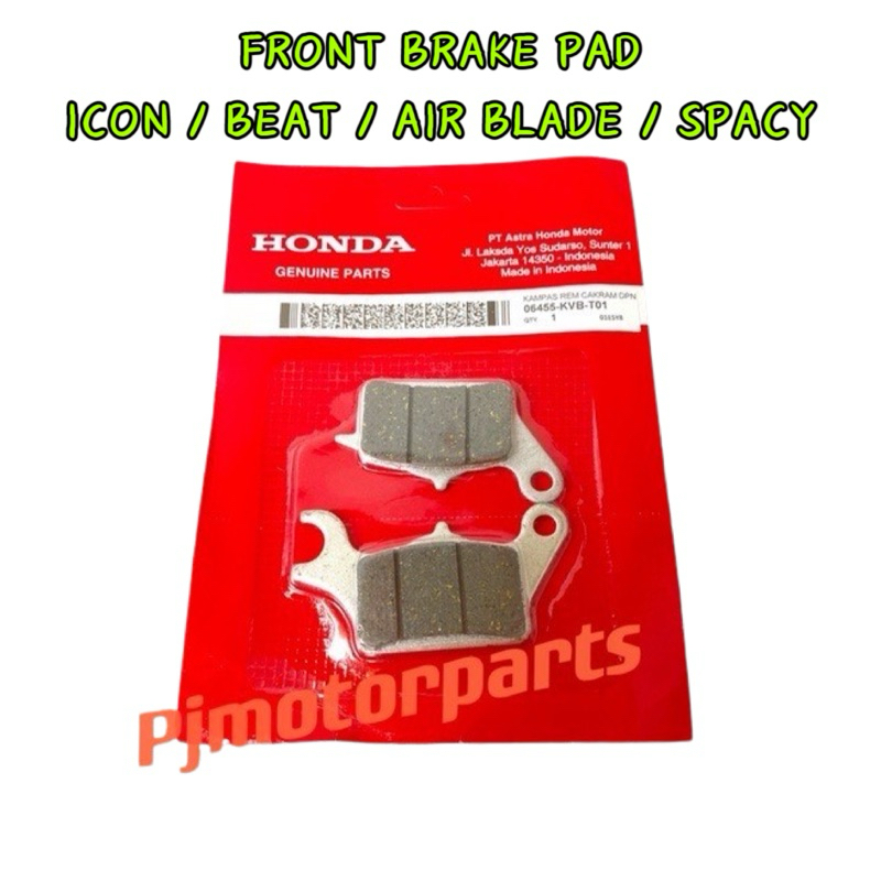 ICON / BEAT110 V1 V2 / BEAT / SPACY / AIR BLADE - FRONT BRAKE PAD ...