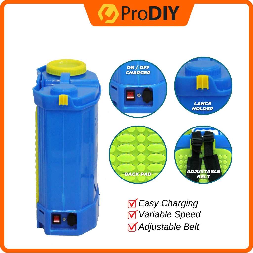 PRO SPRAY/ LADDERMAN/ PRODIY | OGAWA Pam Racun Bateri Pump Racun Tong ...