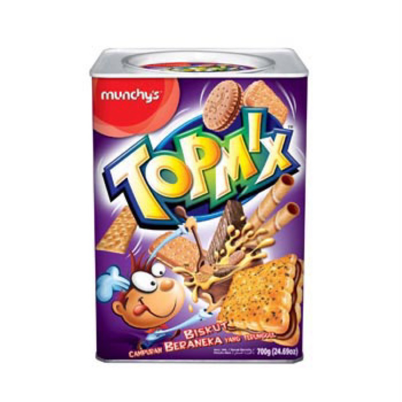 Munchy’s Topmix/Fun Mix Assorted Biscuit Tin 700g | Shopee Malaysia