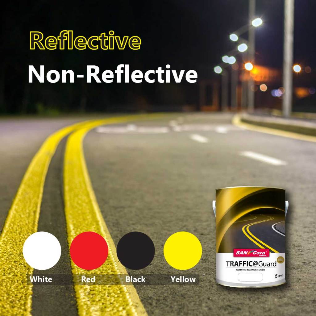 (5 Litres) SANCORA TRAFFIC@Guard ~ Fast Drying Road Marking Paint / Cat ...