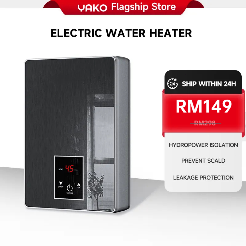 YAKO Water Heater Electric 220V Instant Hot Water Heater With Self ...