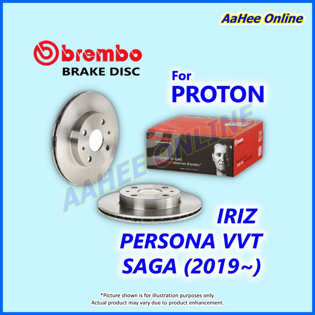 Proton IRIZ PERSONA VVT SAGA*2019 Front Brake Disc Rotor Original ...