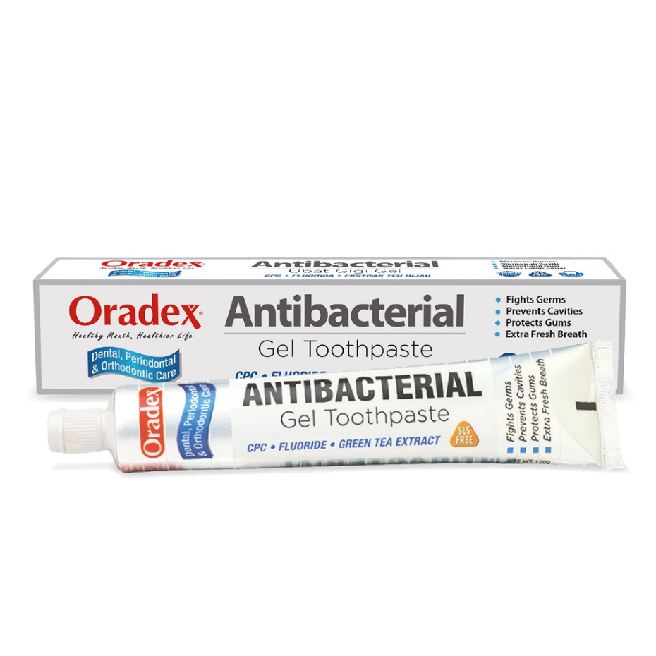 Oradex Antibacterial Gel Toothpaste 120g | Shopee Malaysia