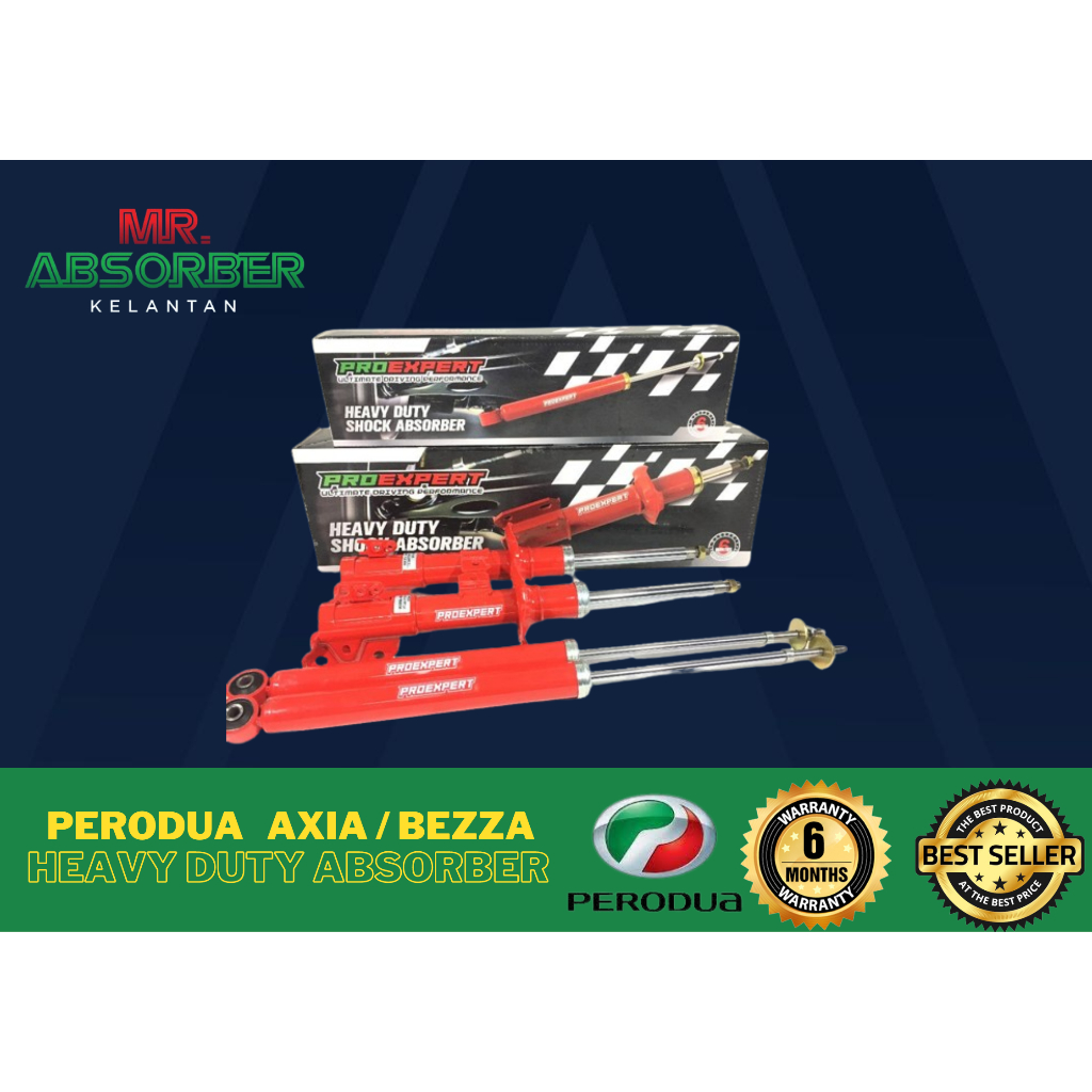 Perodua Axia/Bezza Absorber pro expert heavy duty performance | Shopee ...