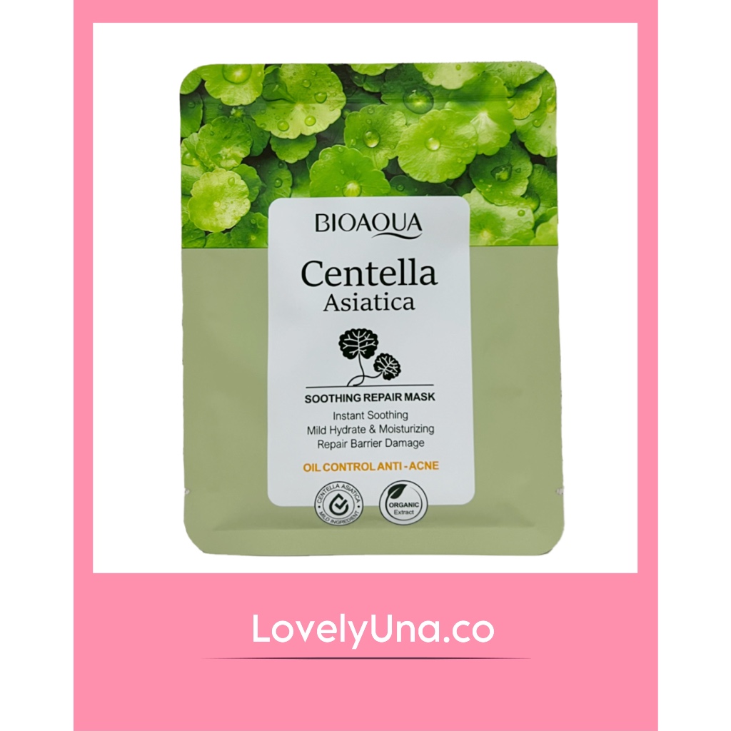 BIOAQUA CENTELLA ASIATICA SOOTHING REPAIR MASK | Shopee Malaysia