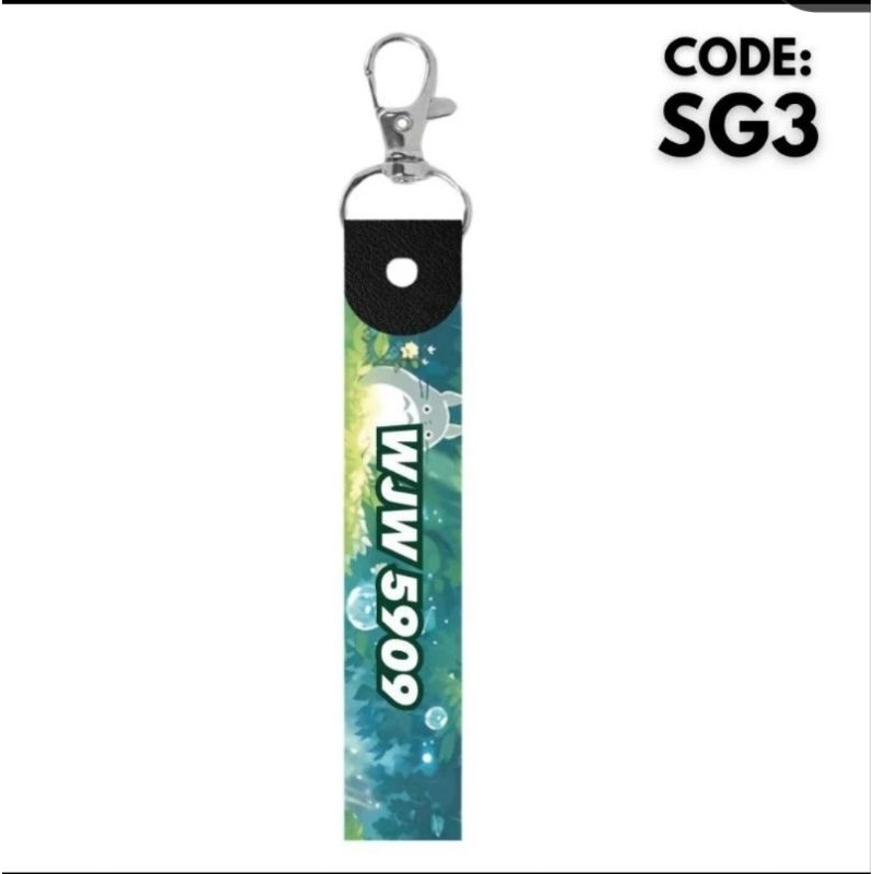 Keychain Custom Customised Gift Key Chain Nama Polyester Sublimation ...