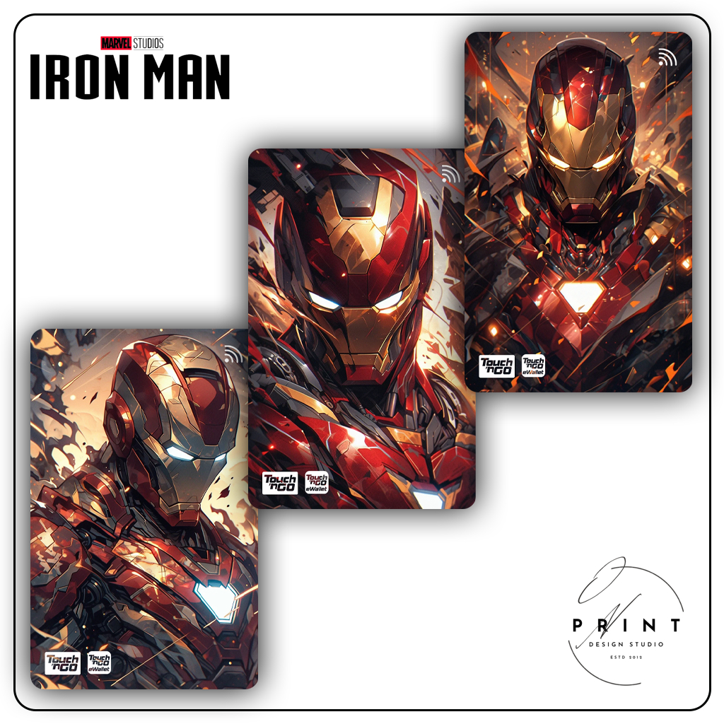 [Iron Man] High Quality - Tng / Touch n Go Card Sticker - ATM Card ...
