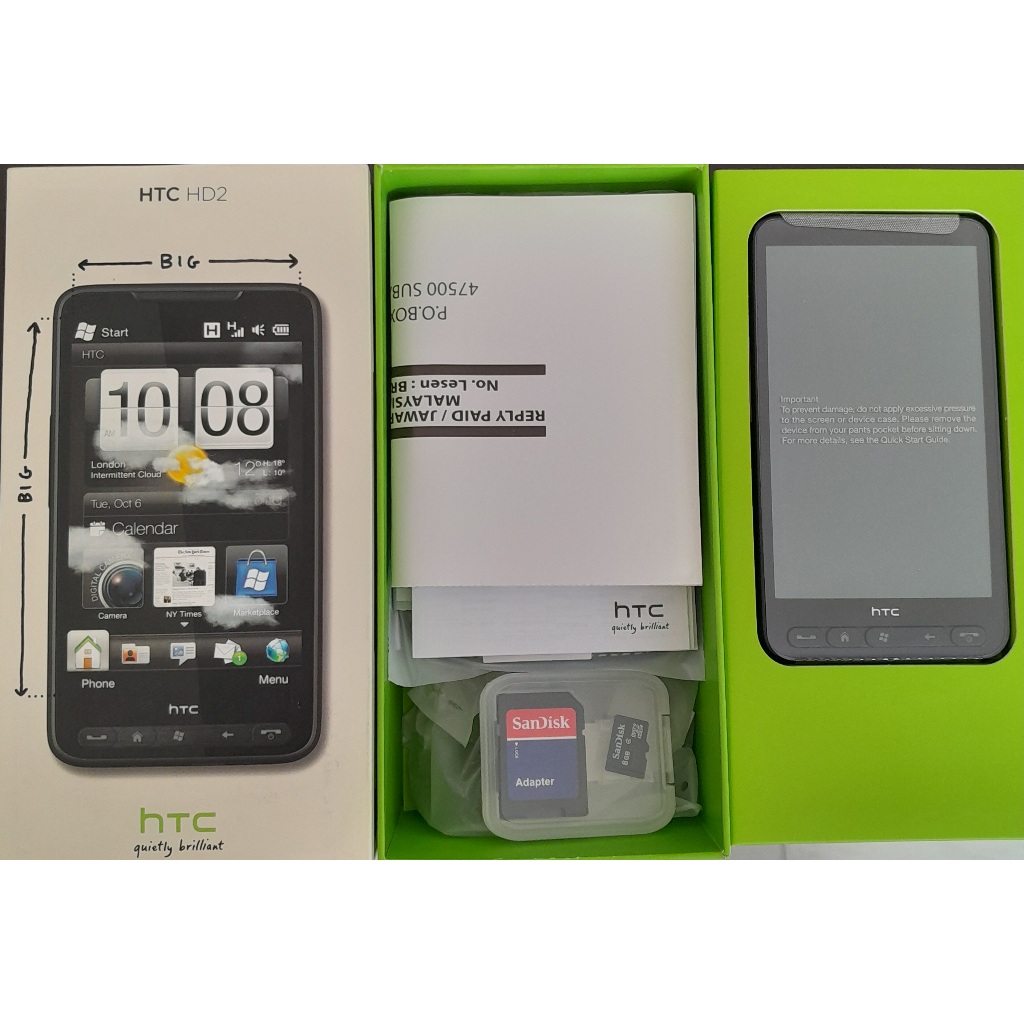 HTC HD2 T8585 PHONE (NEW) | Shopee Malaysia