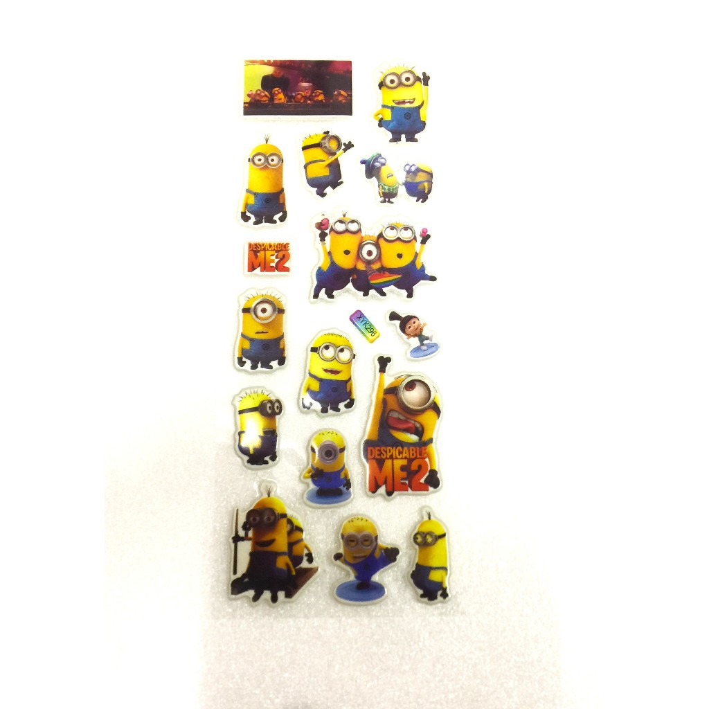 [NEW] RM1.00 3D Cartoon Sticker for Party Bag Birthday Party (1 pc ...
