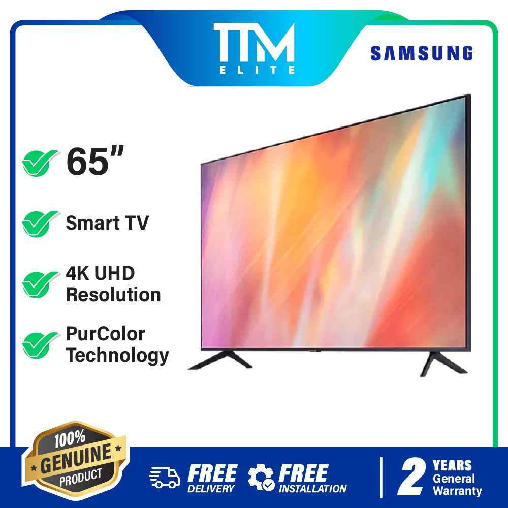Samsung 4K UHD Smart TV UA65AU7000 | Smart TV | 65 Inch | Shopee Malaysia