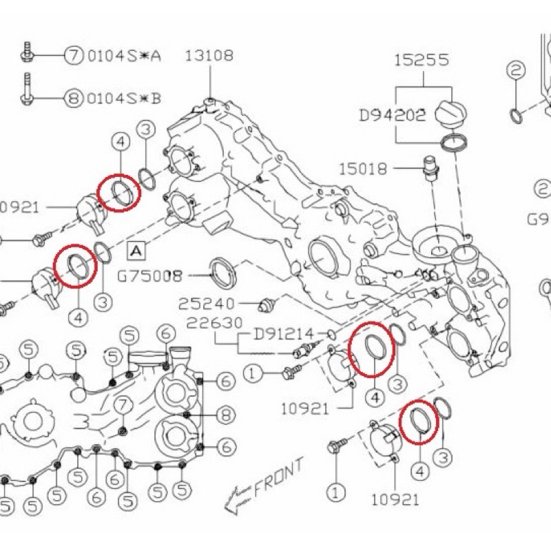 Genuine Subaru FA FB Oil Control Valve Gasket 16677AA040 | Shopee Malaysia