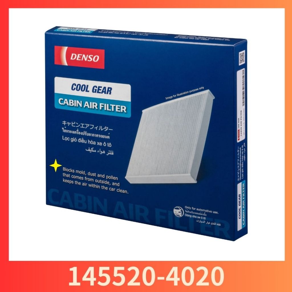 DENSO Cabin Aircond Filter 145520-4020 For ( 87139-58010 ) Toyota ...