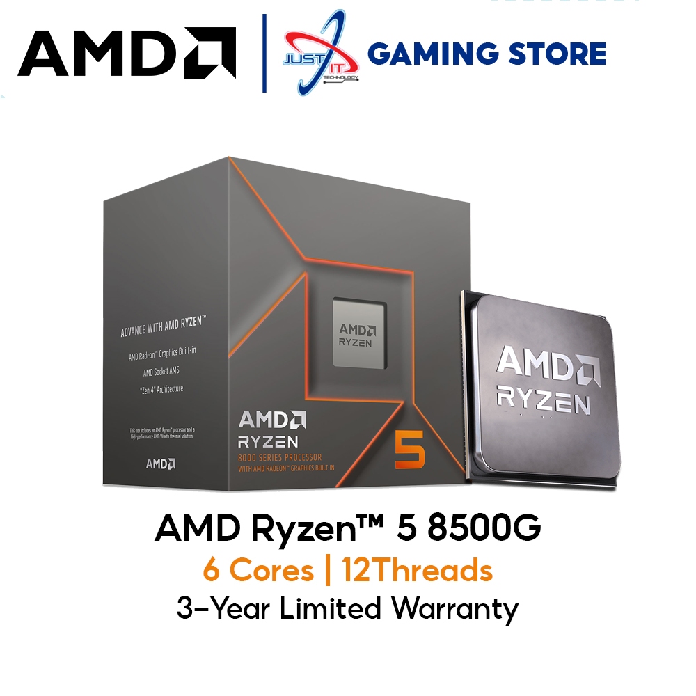 AMD RYZEN 5 8500G 3.5GHz Up to 5.0GHz 16MB AM5 PROCESSOR WITH AMD ...