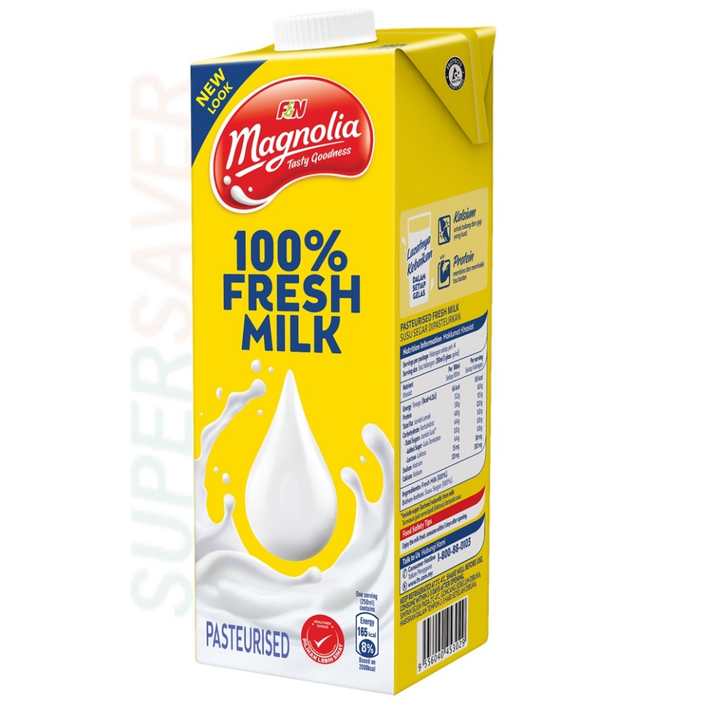 MAGNOLIA UHT Milk 1L Full Cream1L/Chocolate1L/ Fresh Milk 1L/Low Fat Hi ...