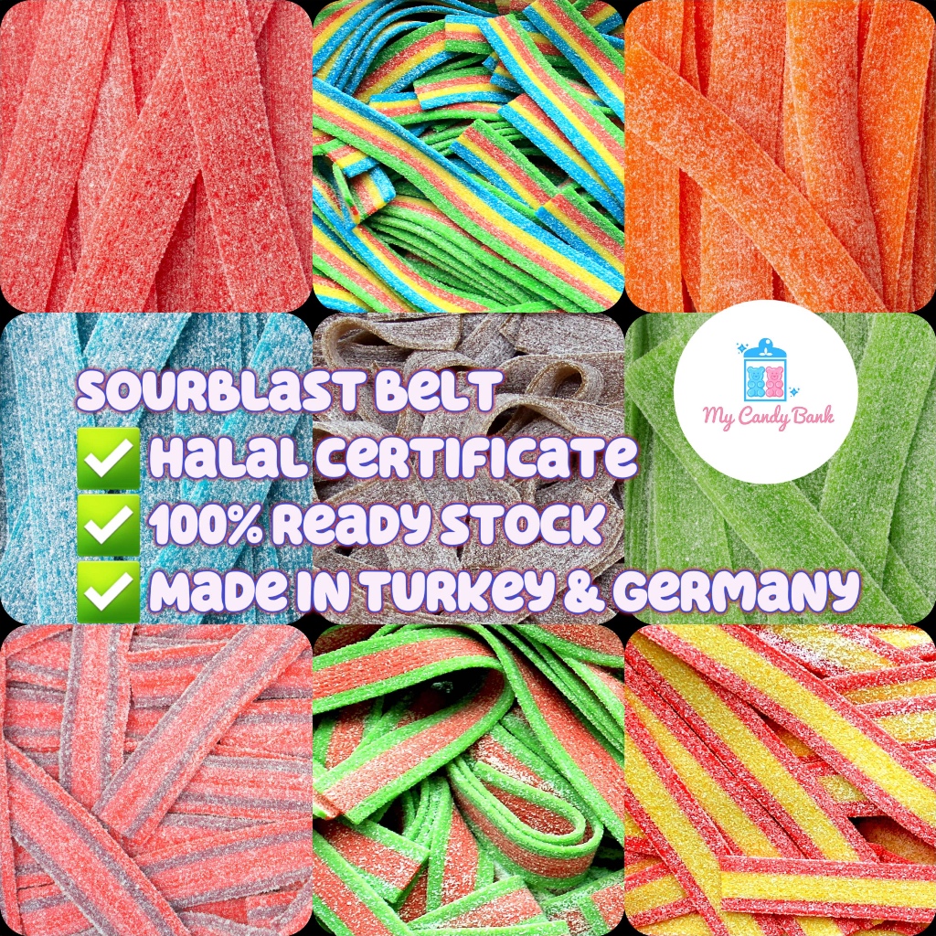 Halal Bebeto Sour Blast Jellopy 100% Readystock SUPER MASAM TURKEY Sour ...