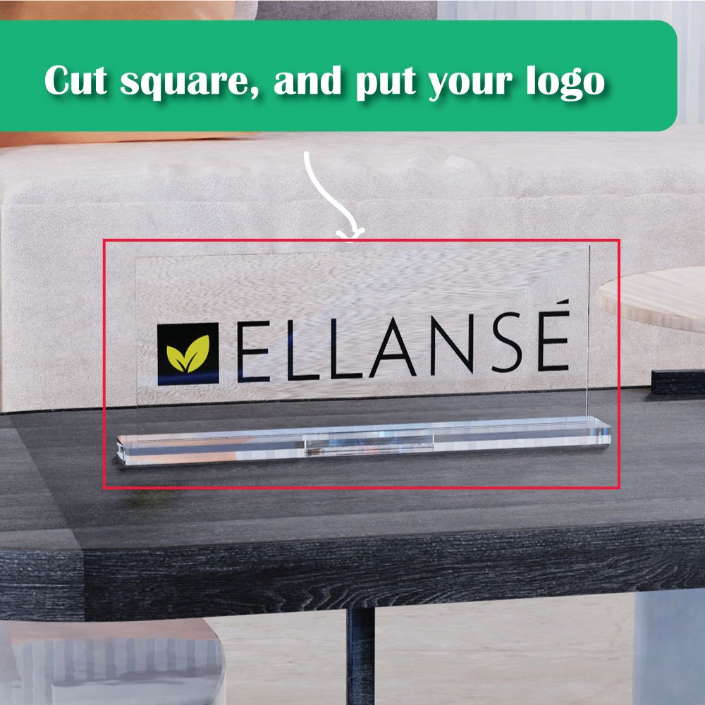 Custom made acrylic sign/ Signboard Akrilik Meja/ Table Stand Signage ...