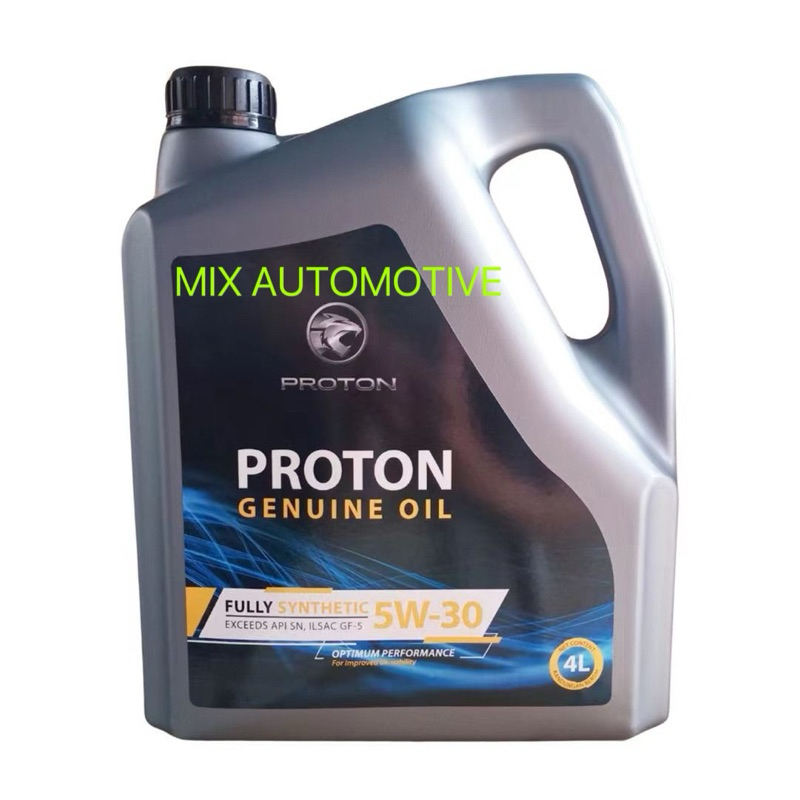 Proton 100% Genuine Petronas Fully synthetic 5w30 engine oil minyak ...