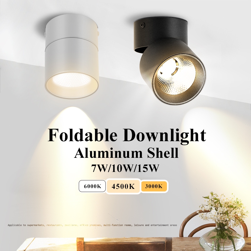 CHUANGYANG Surface Downlight Adjustable Angle 3 Colors 7/10/15W ...
