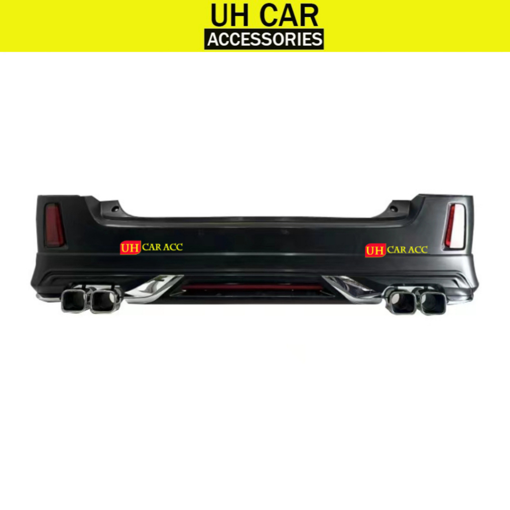 TOYOTA ALPHARD ANH10 CONVERT TO 2018 DESIGN REAR BUMPER BODYKIT PP ...