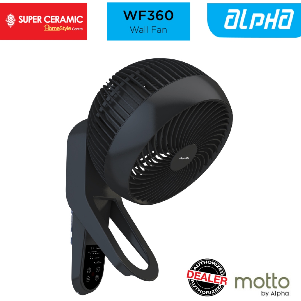ALPHA WF360 MOTTO Wall Fan Remote Control | Shopee Malaysia