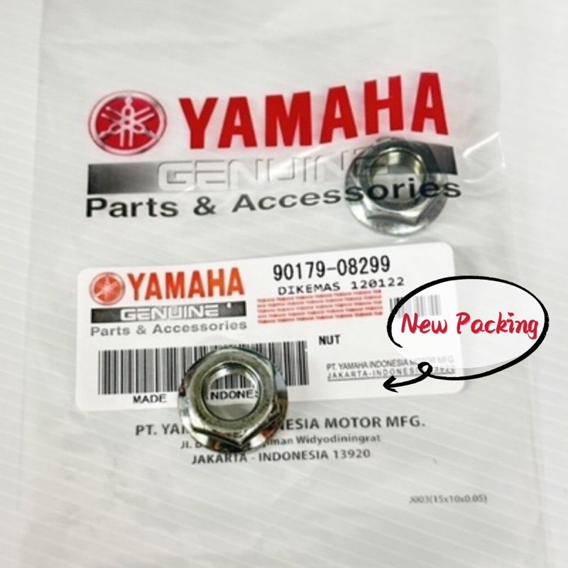 YAMAHA RXS/RXZ/Y125ZR/Y15ZR/LC135 NUT CRANKSHAFT KANAN (90179-08299 ...