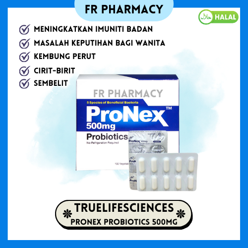 TLS PRONEX PROBIOTICS 500MG 10 CAPSULES. Expiry date : 21/11/2025 ...